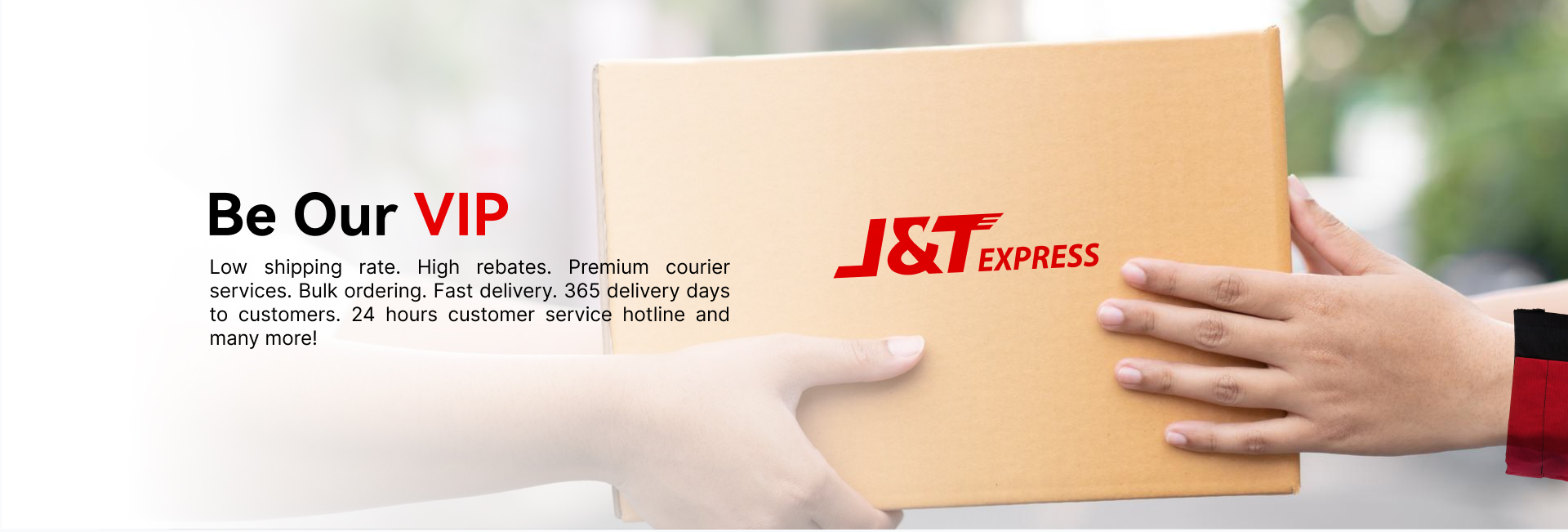 Be our VIP Customer | Parcel Delivery Services | J&T Express Malaysia